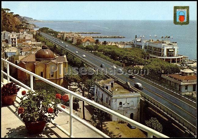 Vista Carretera elevada de Caldetas en Barcelona (Fotos antiguas)